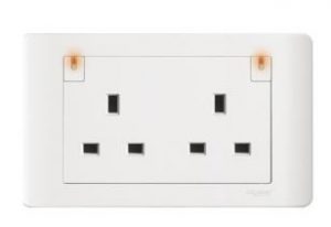 CLIPSAL E84T25 Flat Duplex Switched Socket Online Karachi | EZMakaan