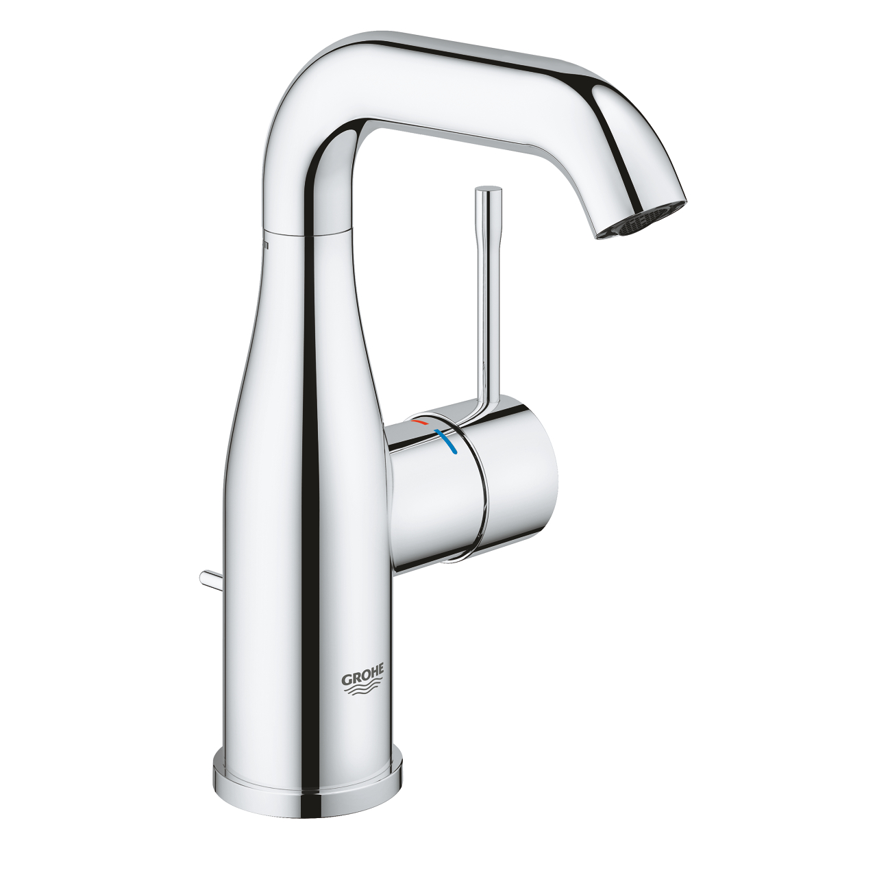Grohe New Essence 2015 Side Lever Basin Mixer U Spout Medium Online Karachi | Pakistan