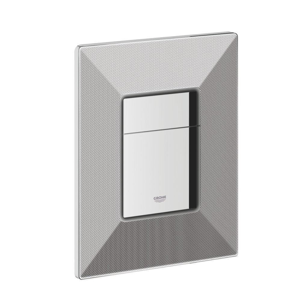 Grohe Flushing Systems / Plates Plate Dual Skate Cosmo Black Graphite ...