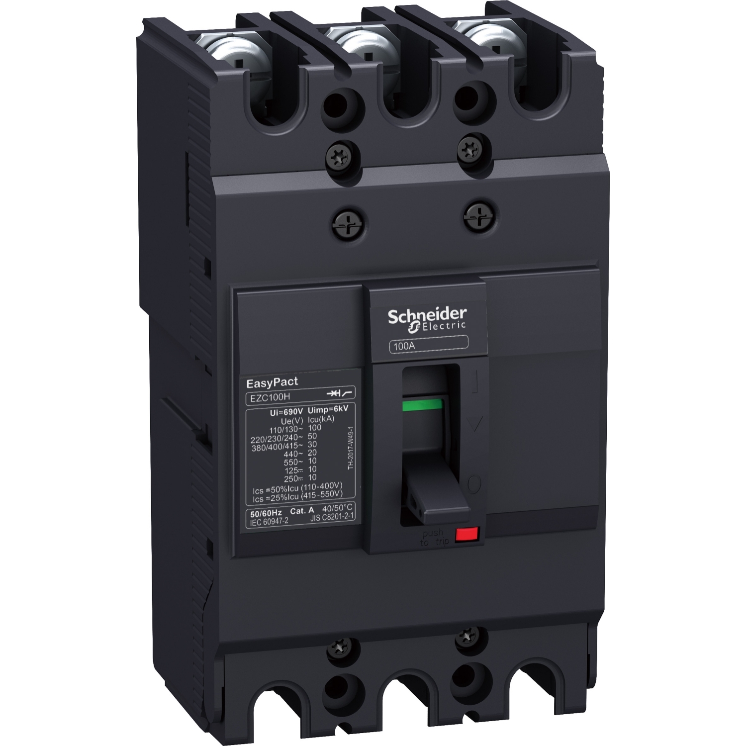 Schneider Circuit Breakers 3 Pole EZC100F 15 To 100 Amp Online Schneider Circuit Breakers 3 Pole EZC100F 15 To 100 Amp Online